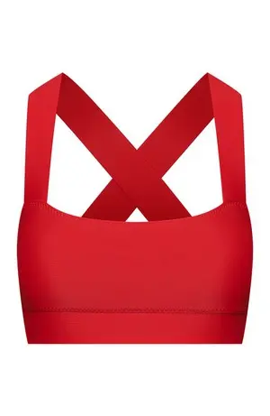ANSEA Ansea The Reversible Sporty Bikini Top Hyper Red/berry
