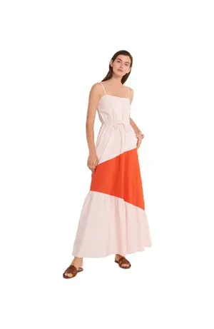 ANSEA Overboard Maxi Dress - Pink
