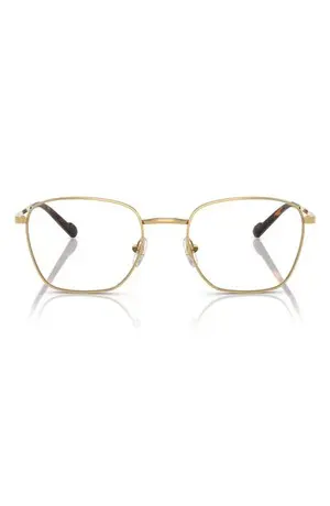 VOGUE 51mm Pillow Optical Glasses - Gold