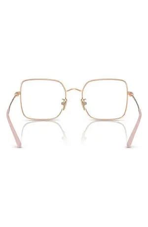 VOGUE 54mm Square Eyeglasses - Rose Gold