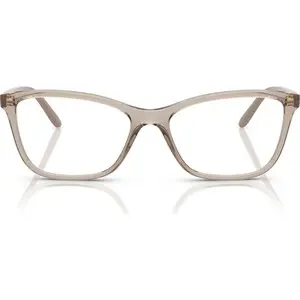 VOGUE VOGUE 54mm Butterfly Eyeglasses Caramel