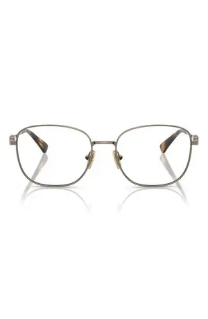 VOGUE VOGUE 54mm Square Eyeglasses Lite Brown