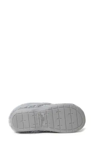 DEARFOAMS Claire Cable Knit Chenille Clog Slipper - Sleet