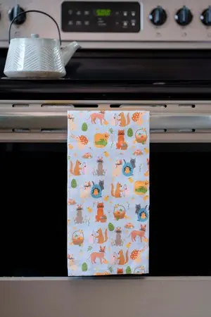 CATTINGTON Cat Kitchen Towels - Easter Kitties