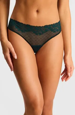 Commando Double Take Thong Juniper