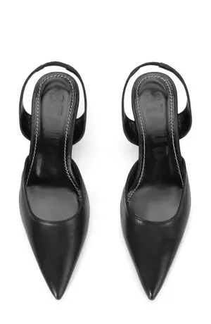 Staud Sebastion Slingback Pointed Toe Pump - Black