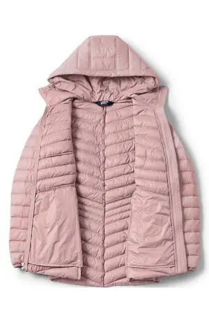 LANDS' END Wanderweight Packable Down Jacket - Light Mauve