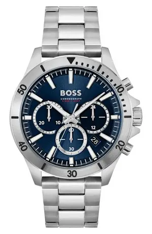 BOSS Troper Chronograph Bracelet Watch - Blue