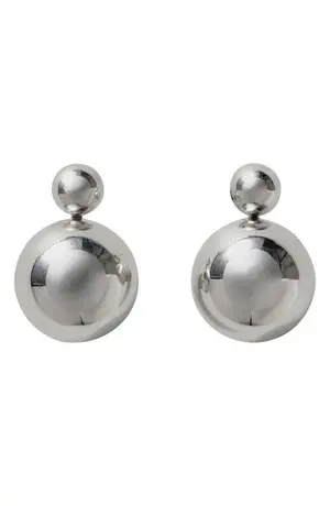 ANNIKA INEZ Hemisphere Swivel Drop Earrings