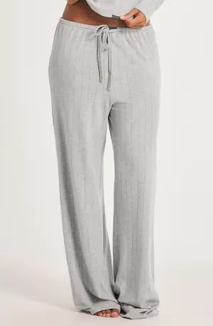 SAVAGE X FENTY Sleek Stitch Sleep Pants - Platinum Grey