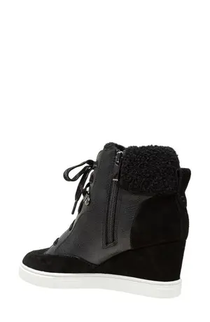 Linea Paolo Arden Wedge Sneakers - Black