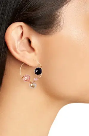 ISSHI Molecule Hoop Earrings