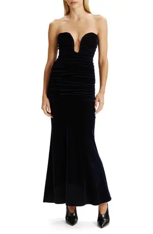 Bardot Elvira Velvet Gown