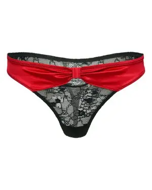 ADORE ME Eira Thong Panties - Dark Red