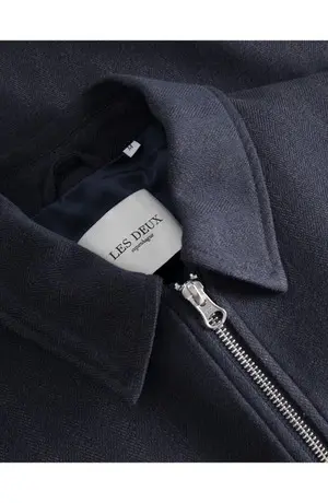 LES DEUX Como Coach Jacket - Navy