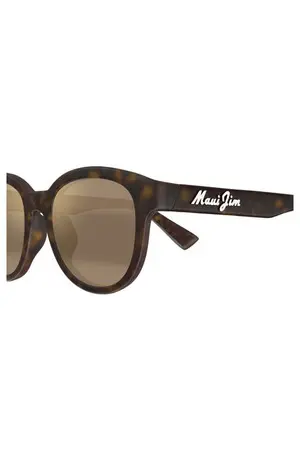 Maui Jim Ihupani Round Sunglasses - Brown