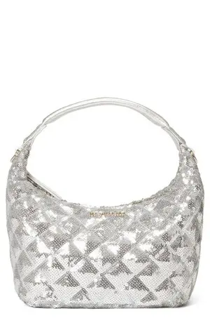 Mz Wallace Mini Metro Sequin Top Handle Bag