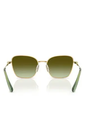 SWAROVSKI 55mm Pilot Sunglasses - Gold
