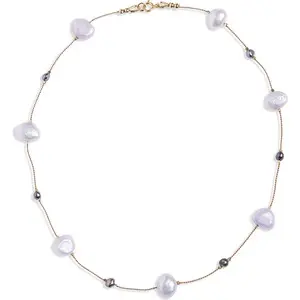 ISSHI Desnuda Pearl Necklace - Lavender