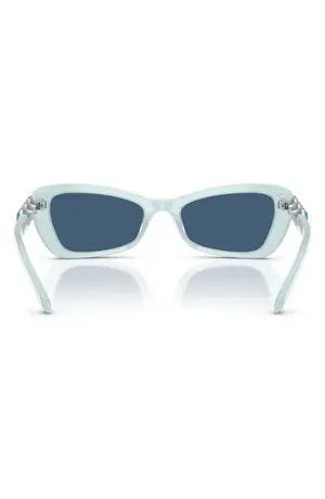 SWAROVSKI 54mm Irregular Sunglasses - Blue
