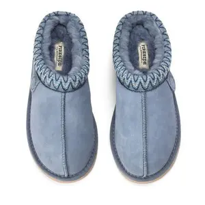 DEARFOAMS Fireside Greta Clog Slipper - Flint Stone