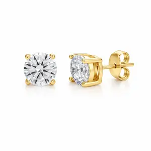 DONATELLO GIAN Name' 14k Stud Earrings - Gold