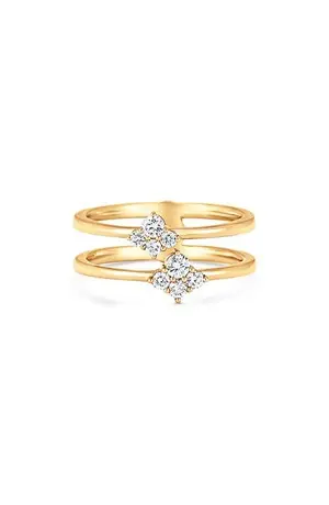 Sara Weinstock Dujour Stacked Diamond Ring - Yellow Gold