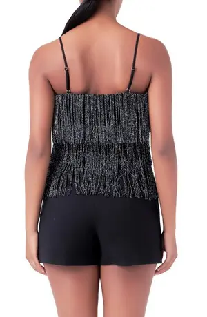 Endless Rose Beaded Fringe Top