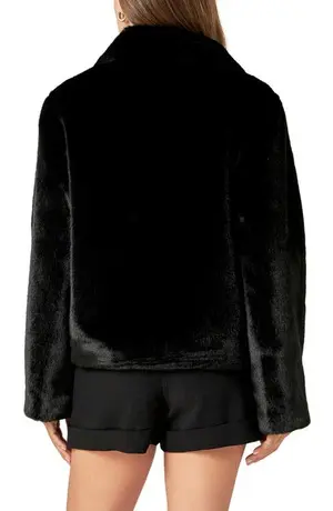 English Factory Faux Fur Jacket