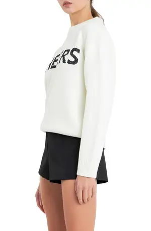 English Factory Lettering Sweater