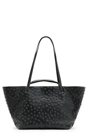 ALLSAINTS Hannah Star Embossed Leather East/west Tote