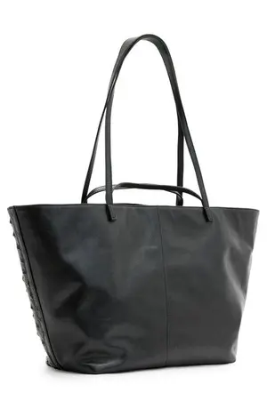 ALLSAINTS Hannah Star Embossed Leather East/west Tote