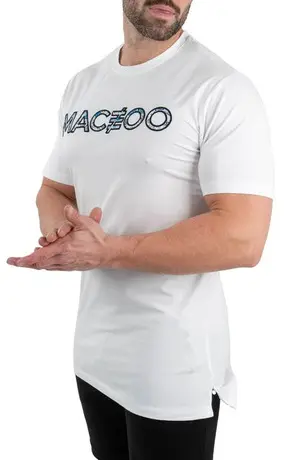 MACEOO Titan Logo Cotton Graphic T-shirt