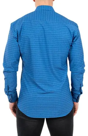 MACEOO Einstein Stretch Spectecal Button-up Shirt
