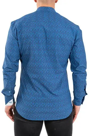 MACEOO Einstein Stretch Oceanic Button-up Shirt