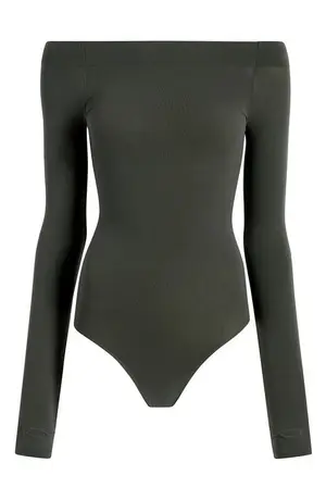 Commando Off-the-shoulder Ballet Bodysuit - Hazel