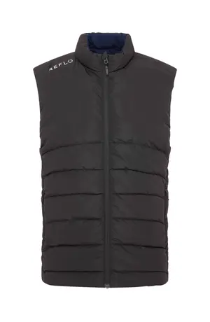 REFLO Flint Reversible Recycled & Recyclable Vest - Black