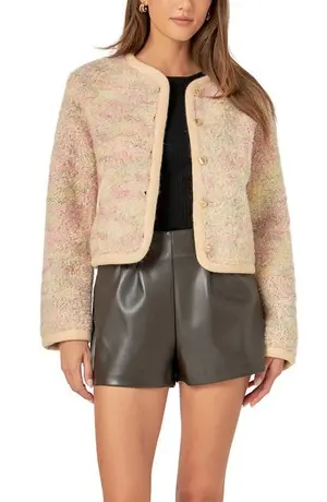 English Factory Wool-blend Jacket - Pink Multi