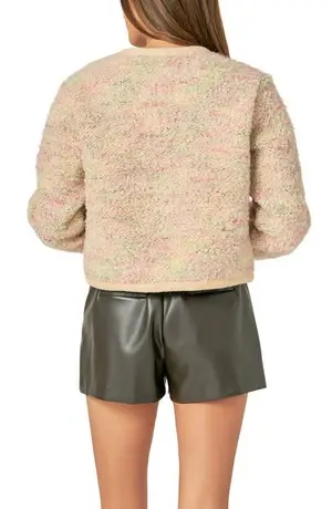 English Factory Wool-blend Jacket - Pink Multi