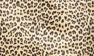 English Factory Leopard Satin Miniskirt