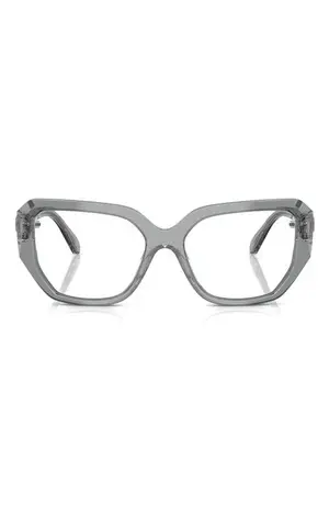 SWAROVSKI Geometric Eyeglasses - Transparent Grey