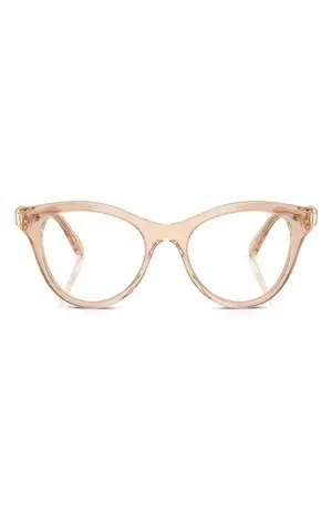 SWAROVSKI 52mm Round Eyeglasses - Beige