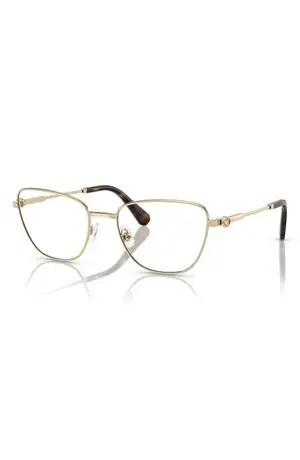SWAROVSKI 55mm Cat Eye Optical Glasses - Pale Gold
