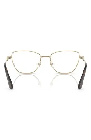 SWAROVSKI 55mm Cat Eye Optical Glasses - Pale Gold