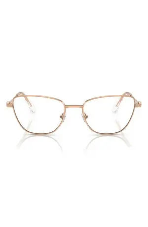 SWAROVSKI 55mm Cat Eye Optical Glasses - Rose Gold