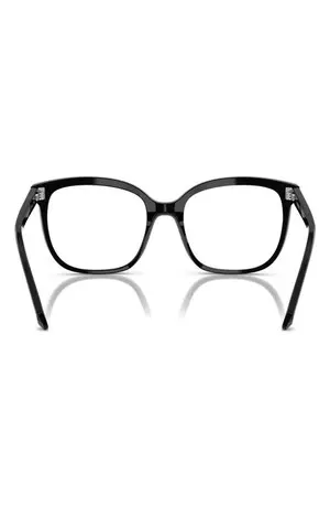 SWAROVSKI 52mm Butterfly Eyeglasses - Black