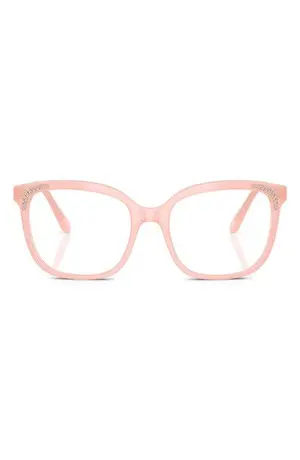 SWAROVSKI Swarovski 54mm Butterfly Optical Glasses Milky Pink