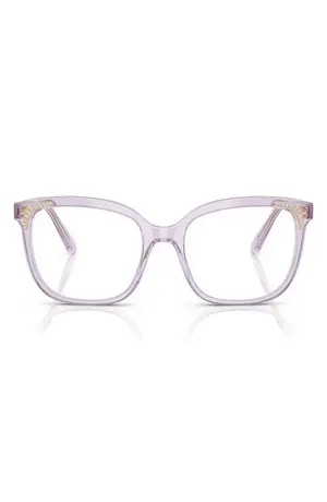 SWAROVSKI 54mm Butterfly Optical Glasses - Transparent Lilac/demo Lens