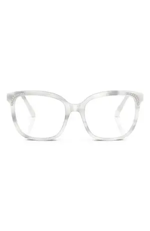 SWAROVSKI Swarovski 54mm Butterfly Optical Glasses White