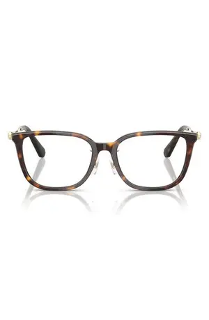 SWAROVSKI 54mm Pillow Optical Glasses - Havana